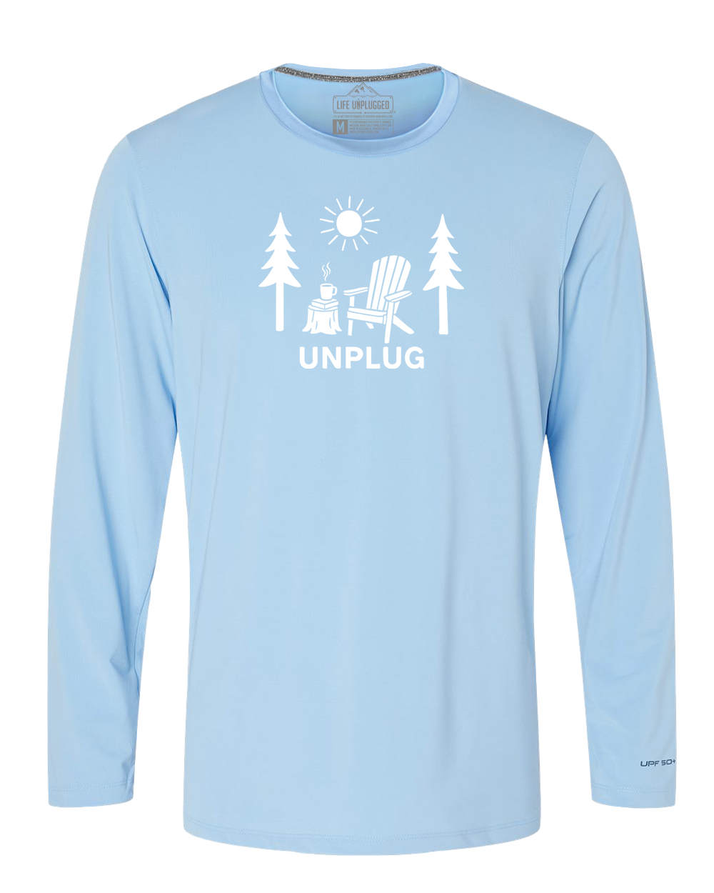 READING IN THE WOODS Performance Long Sleeve with UPF 50+ – Life Unplugged