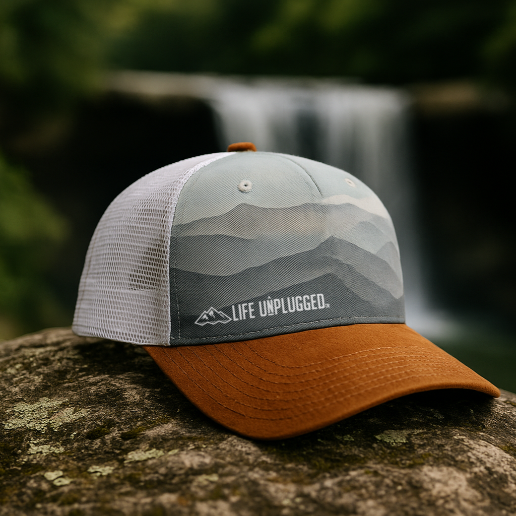 Limited Edition Rusty Mountain Range Low Profile Snapback Hat – Life Unplugged