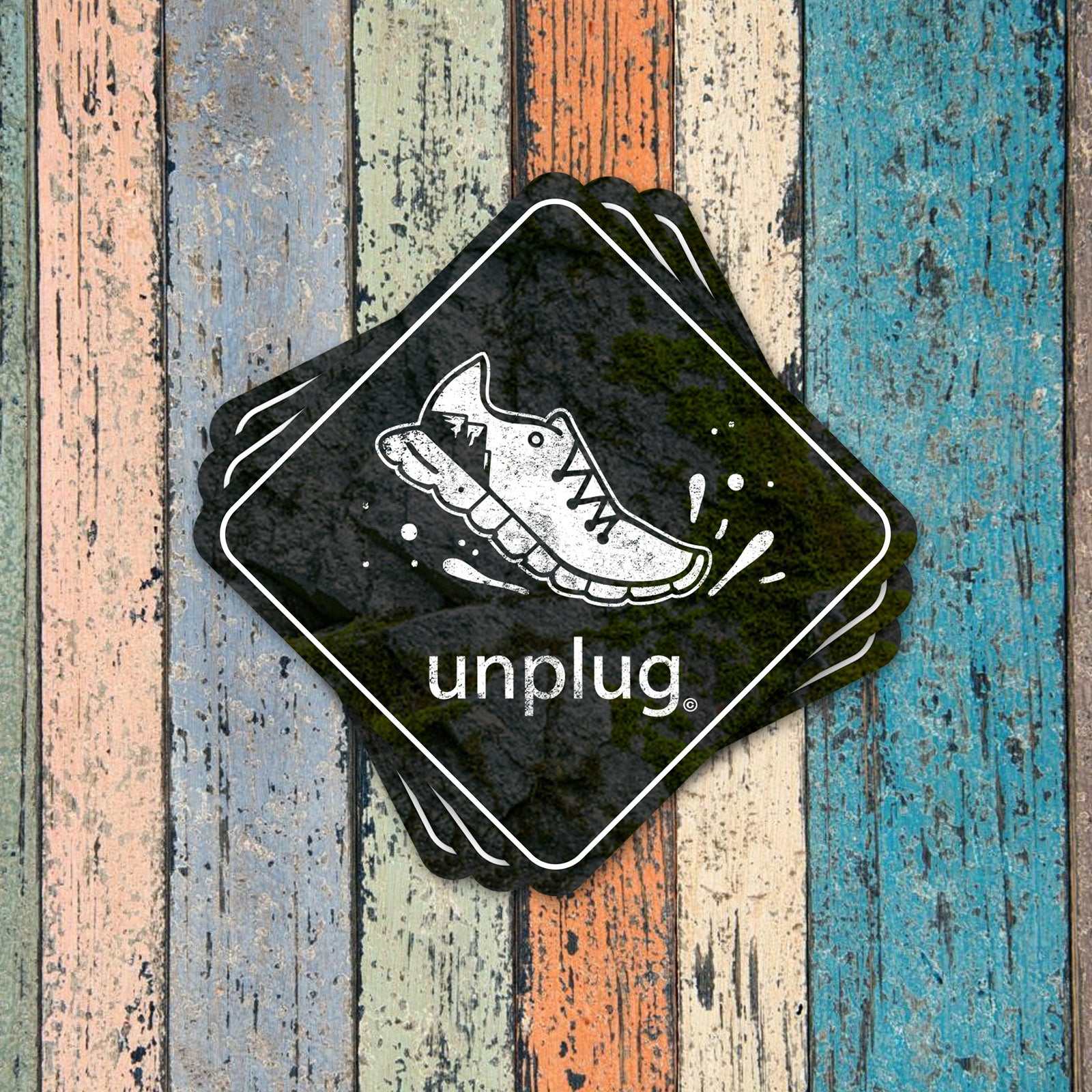 Running Vinyl Sticker – Life Unplugged