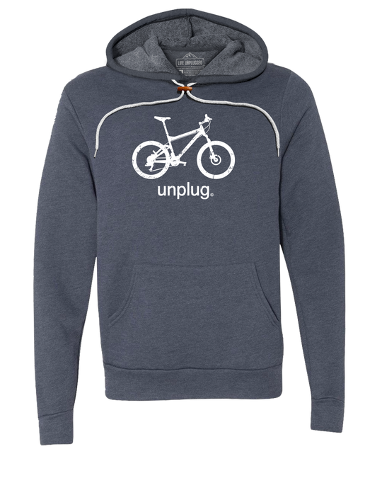 MOUNTAIN BIKE Super Soft Hoodie LARGE - NAVY BLOWOUT – Life Unplugged