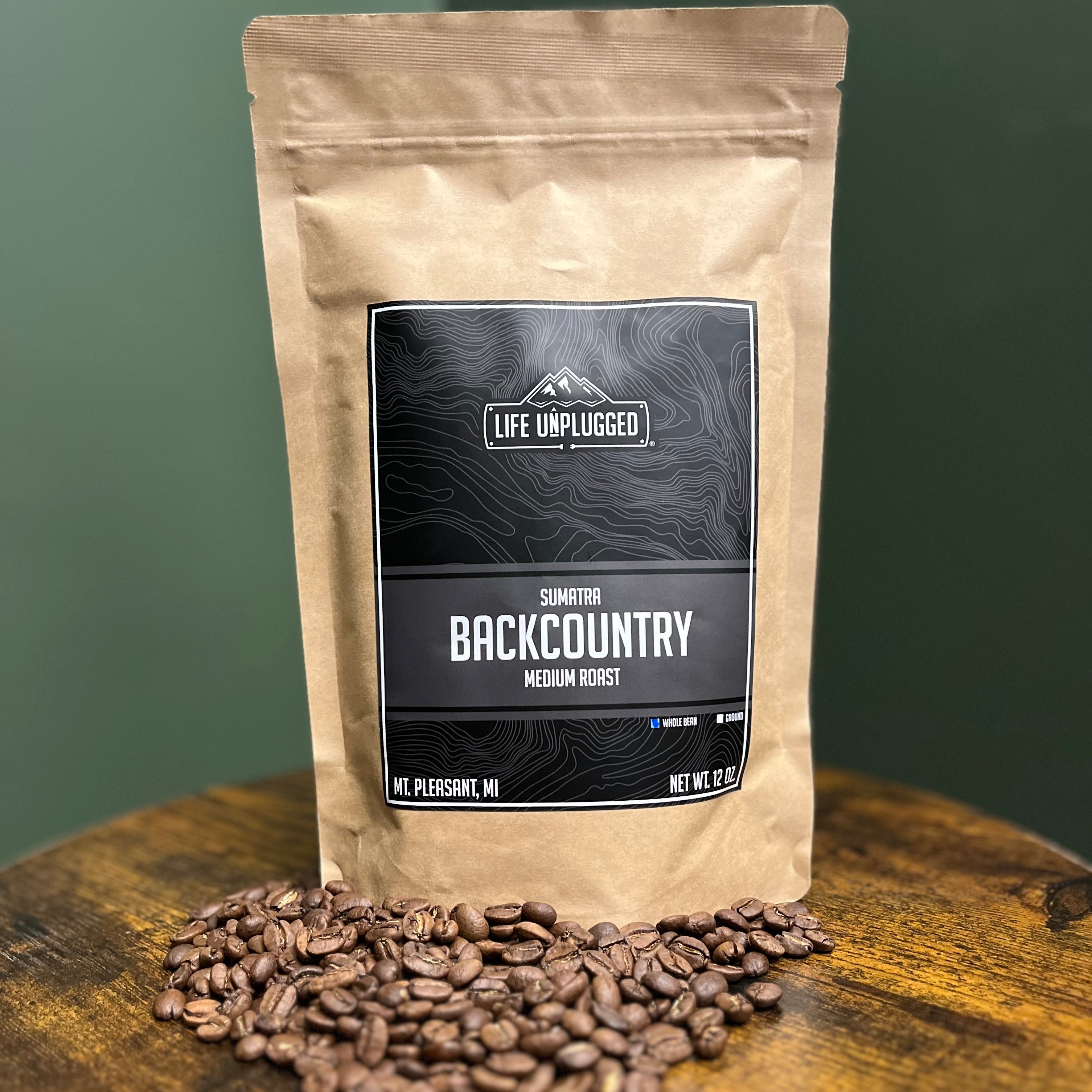 Backcountry Coffee Blend (12 oz. Bag) – Life Unplugged
